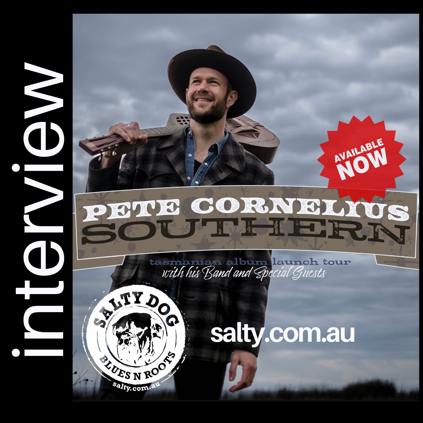 Pete Cornelius (AUS) Interview - May 2025 • Salty Dog Blues N Roots